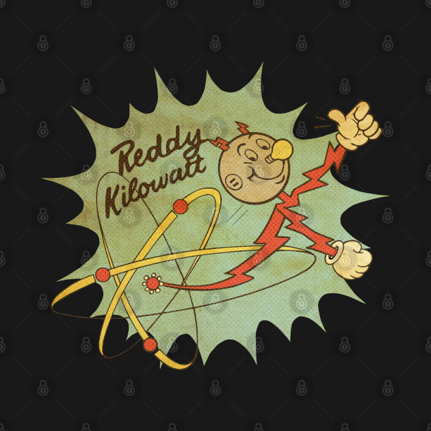 Vintage Reddy Kilowatt - Electric - T-Shirt | TeePublic
