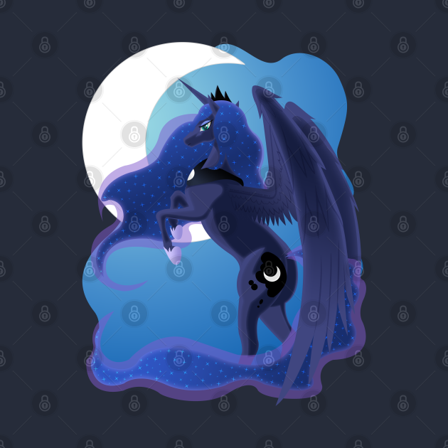 Moonlight Princess - My Little Pony - T-Shirt | TeePublic