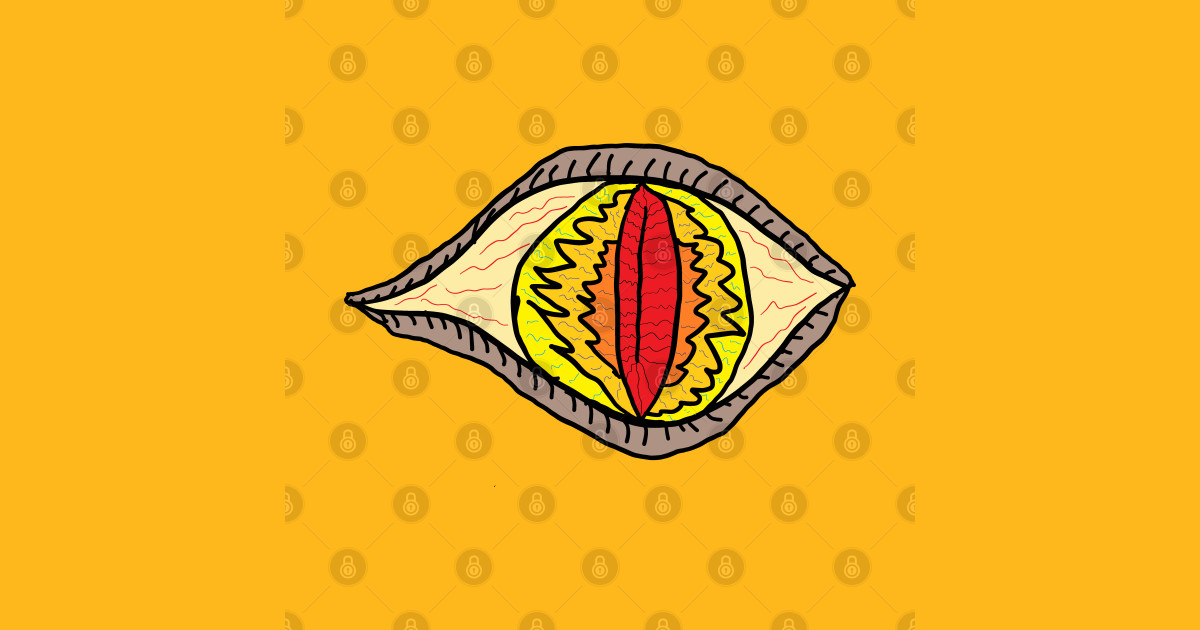 Flame Eye design, An eye drawing with a flaming pupil. A cool, cute eye ...