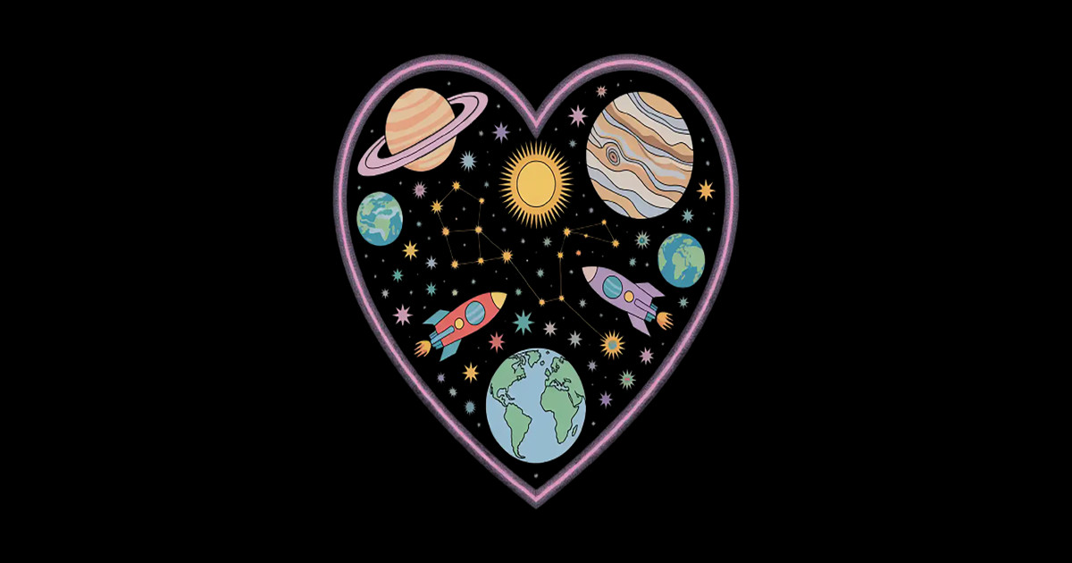 Planets As A Heart Solar System - Planets As A Heart Solar System ...