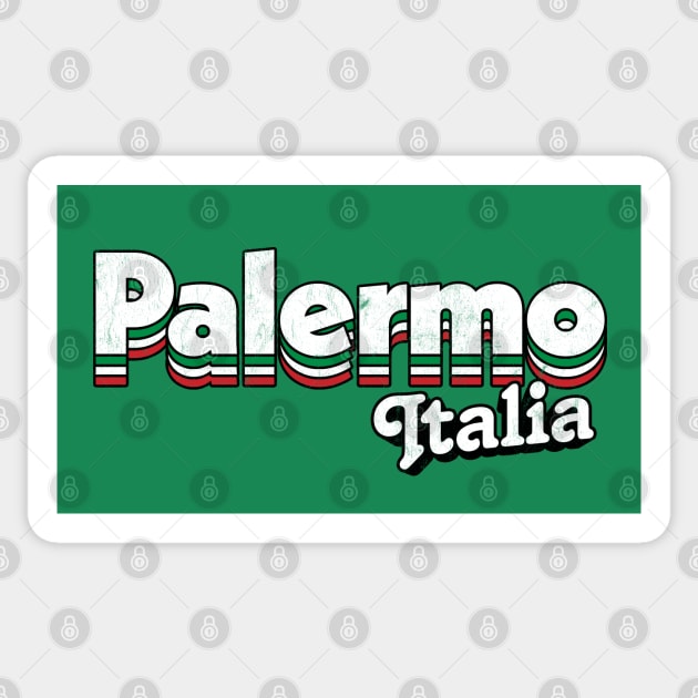 Palermo, Italia / Retro Italian Region Design - Palermo - Sticker ...