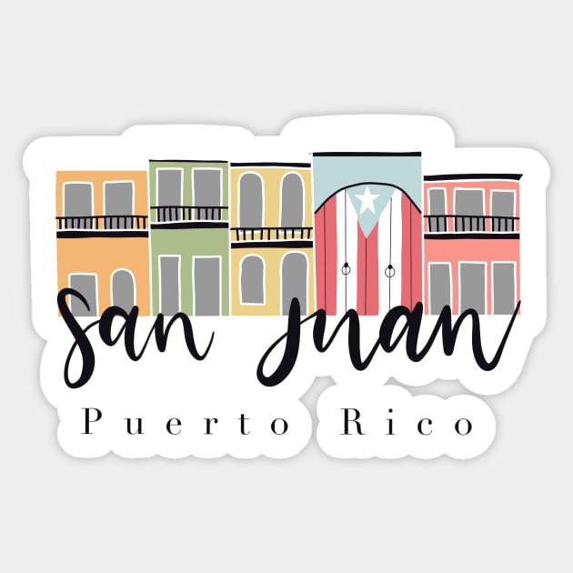 San Juan - San Juan Puerto Rico - Sticker | TeePublic