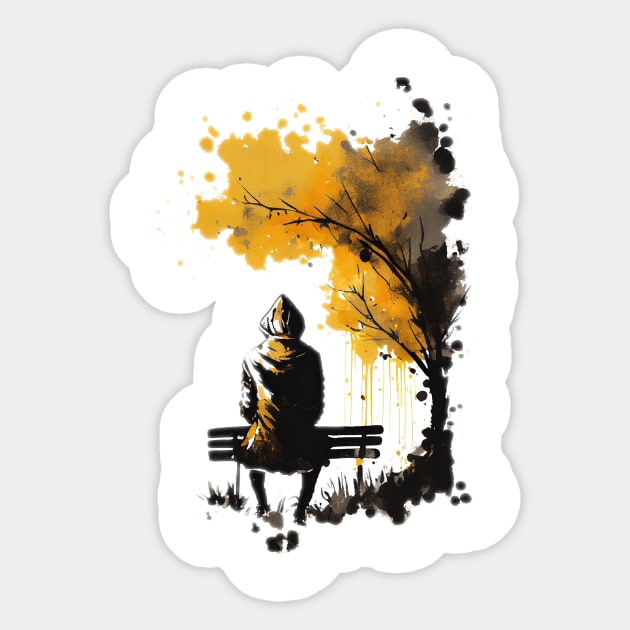 Lonely - Lonely Planetlonely Lyricsso Lonely - Sticker | TeePublic