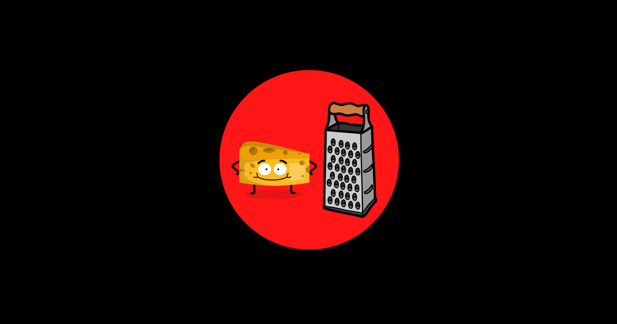 This Might Sound Cheesy - Cheesy Grater Pun - Grater - Sticker | TeePublic