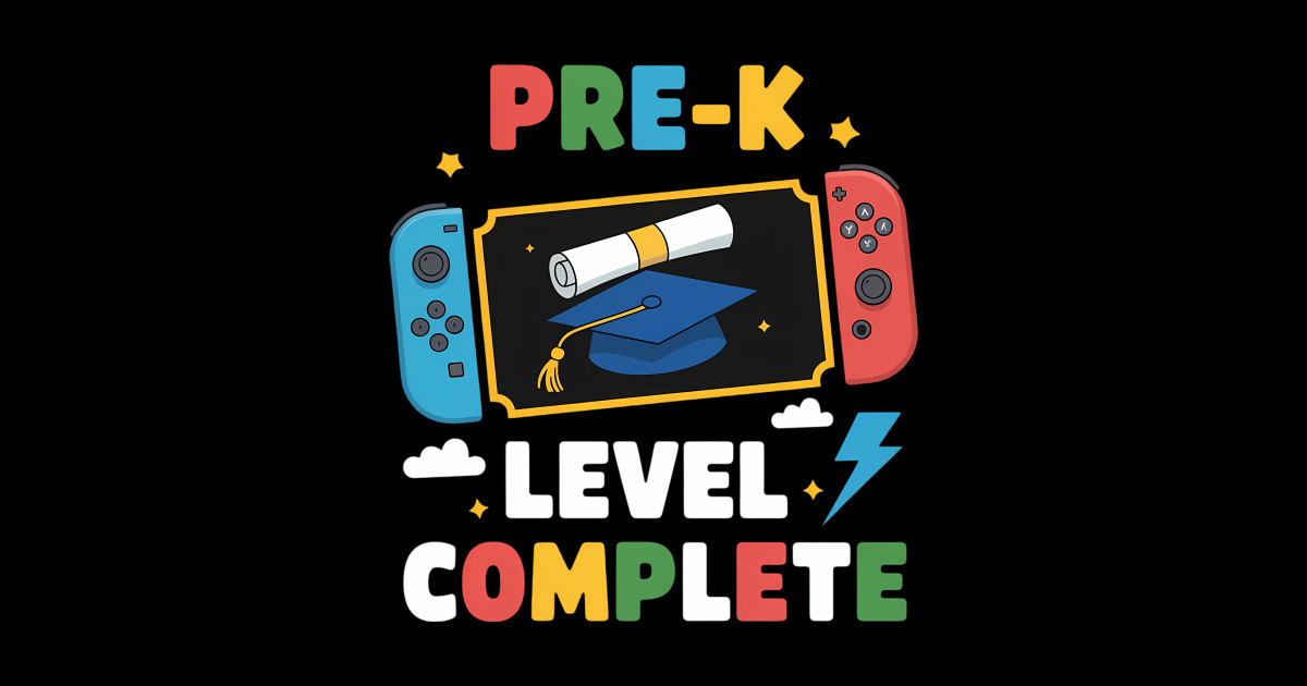 Pre K Level Complete Graduation Class of 2025 Gamer - Pre K - Sticker ...