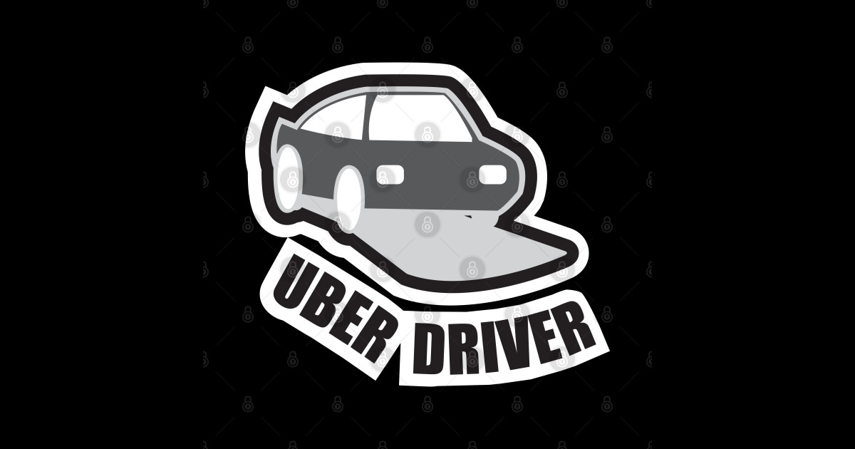 Uber Driver Collection - Uber Driver Black And White - Posters and Art ...