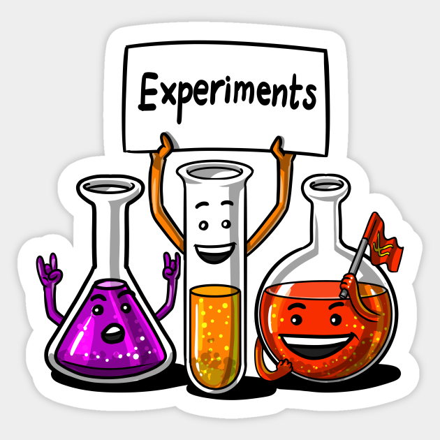 Chemistry Science Experiments - Chemistry - Sticker | TeePublic