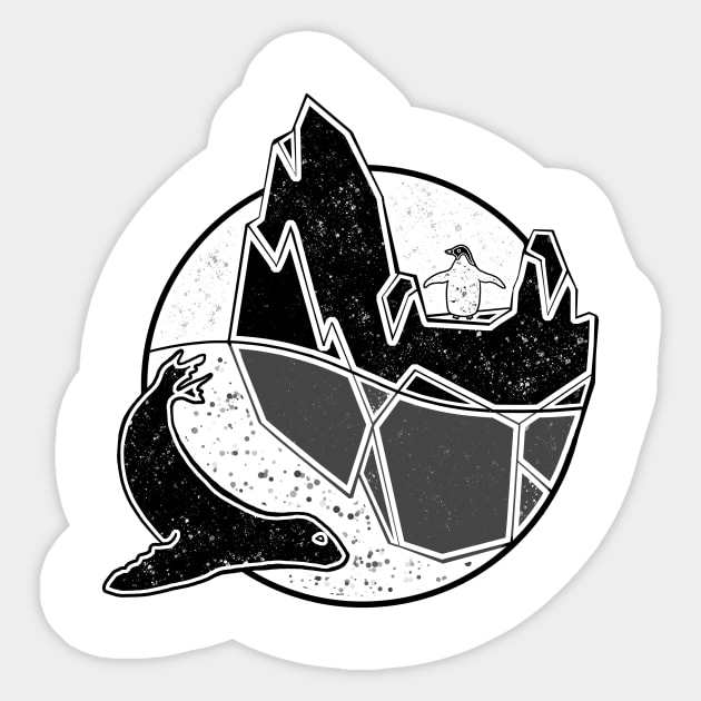 Floating Iceberg - Iceberg - Sticker | TeePublic