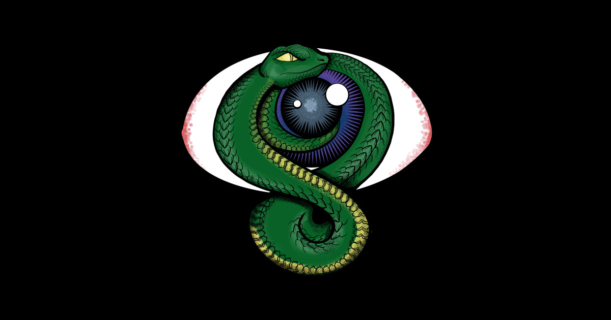 The Coiling Eye - Viper - Sticker | TeePublic