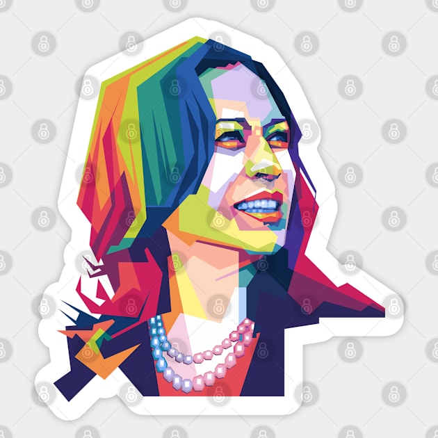 WPAP Kamala 2024 - Kamala Harris - Sticker | TeePublic