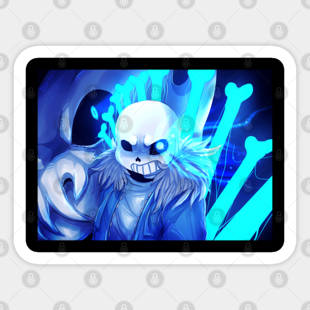 Undertale - Hoodie Gaster blaster - Undertale - Sticker | TeePublic