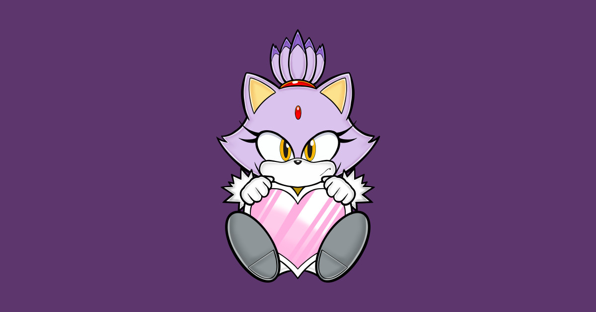Chibi Blaze the cat - Blaze The Cat - T-Shirt | TeePublic