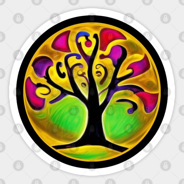 Branches of Harmony - Tree Of Life - Sticker | TeePublic
