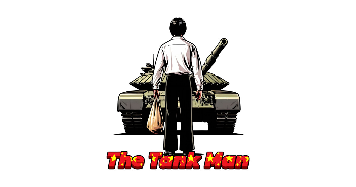 Tank Man - Tank Man - T-Shirt | TeePublic
