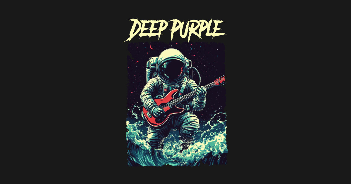 DEEP PURPLE FAN ART - Deep Purple Fan Art - T-Shirt | TeePublic