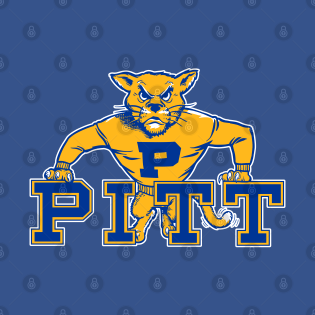 Vintage Pittsburgh Panther Mascot - Pittsburgh - T-Shirt | TeePublic