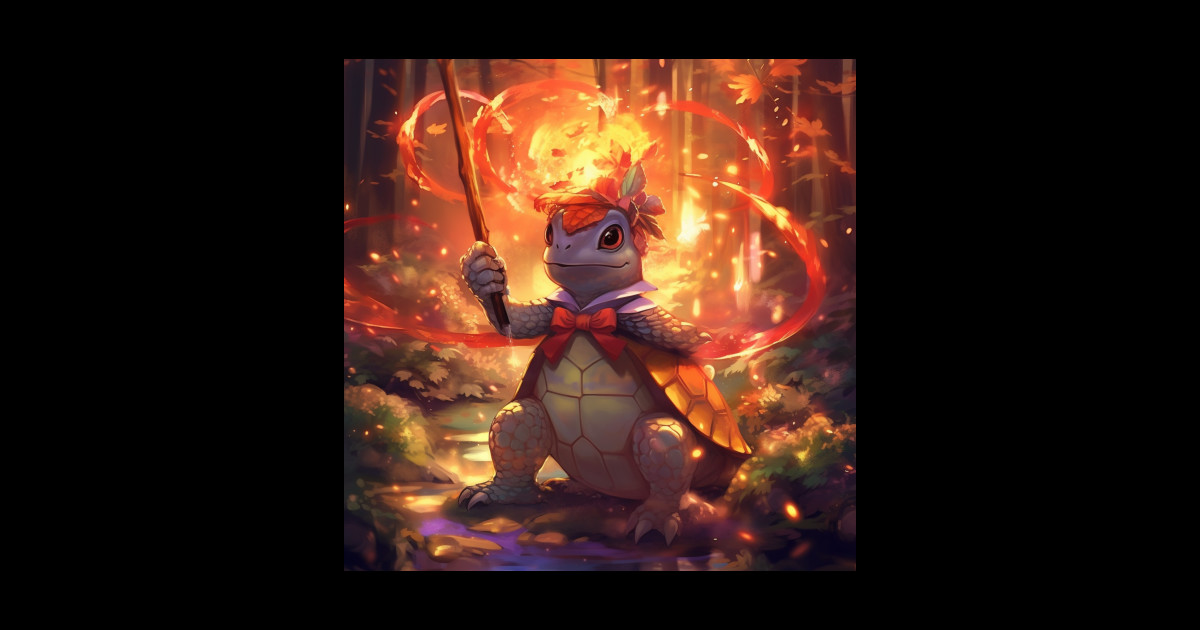 Shelly The Wizard - Fire Infused - Sticker | TeePublic