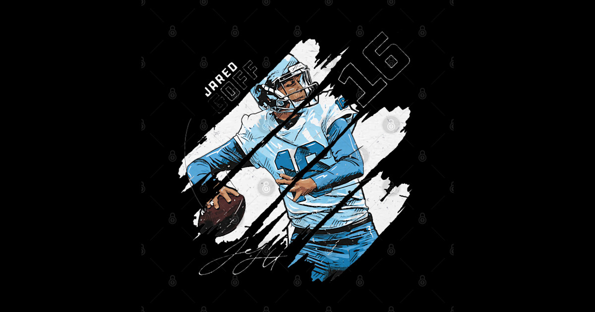 Jared Goff Detroit Stripes - Jared Goff - Sticker | TeePublic