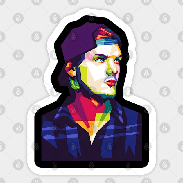 Avicii Wpap Pop Art - Avicii - Sticker | TeePublic