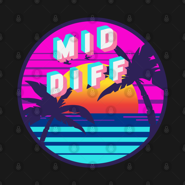 Mid Diff Retrowave - League Of Legends - T-Shirt | TeePublic