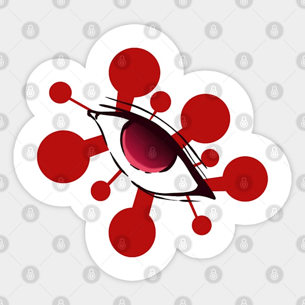 uzui tengen eye - Anime Merch - Sticker | TeePublic