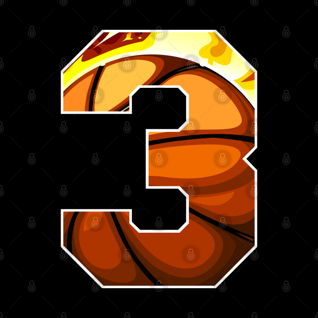 Boys Personalized Custom Number 3 Basketball Gift - Boys Personalized ...