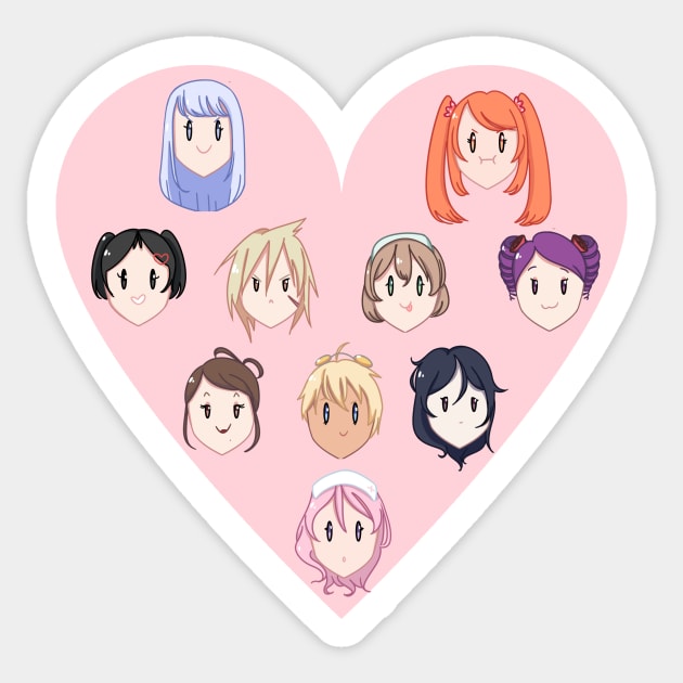 Chibi Yandere Simulator Rivals - Chibi - Sticker | TeePublic