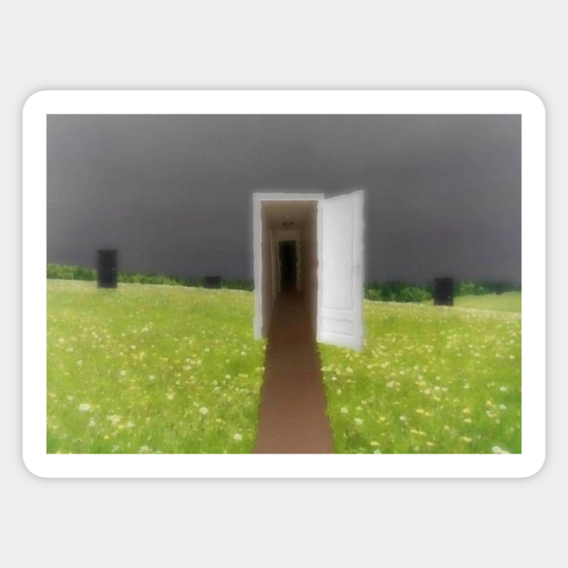 Dreamcore Background Wallpaper Edit - Dreamcore - Sticker | TeePublic