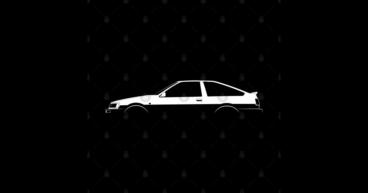 Toyota Corolla Levin GT-Apex (AE86) Silhouette - Toyota Corolla Levin ...