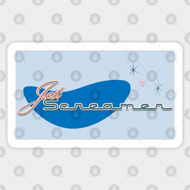Jet Screamer - Jetsons - Sticker | TeePublic