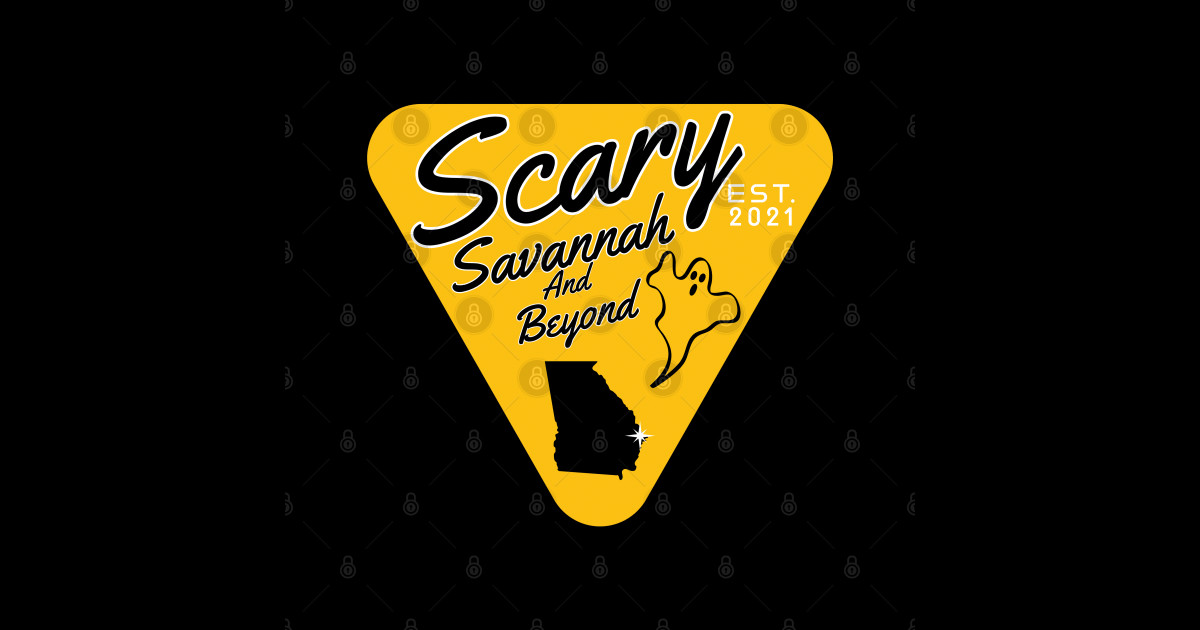 Scary Savannah Shield Logo - Logo - Sticker | TeePublic