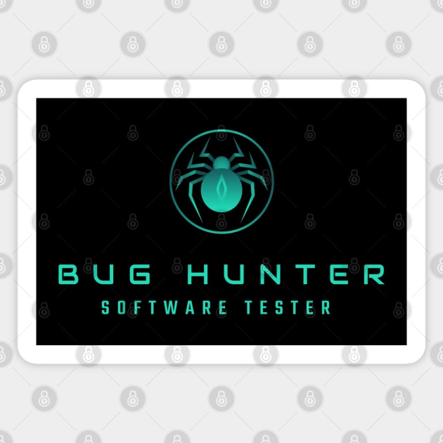 Bug Hunter Software Tester - Software Testing - Sticker | TeePublic
