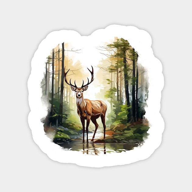 Deer Hunting - Deer Hunting - Magnet | TeePublic