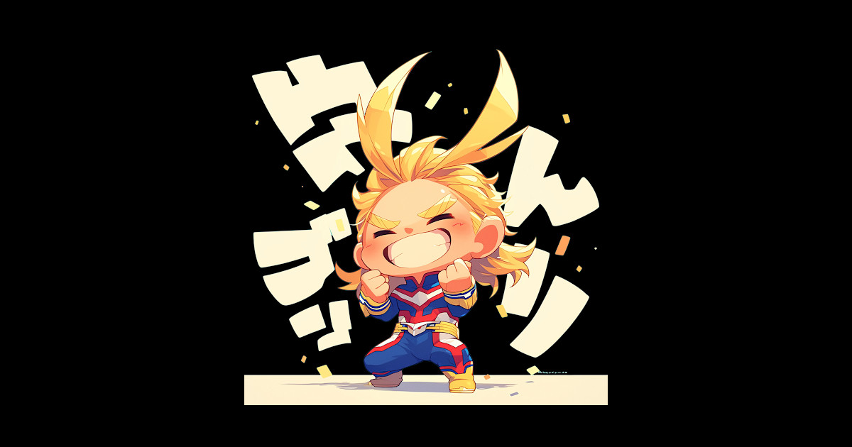 all might - All Might - Sticker | TeePublic