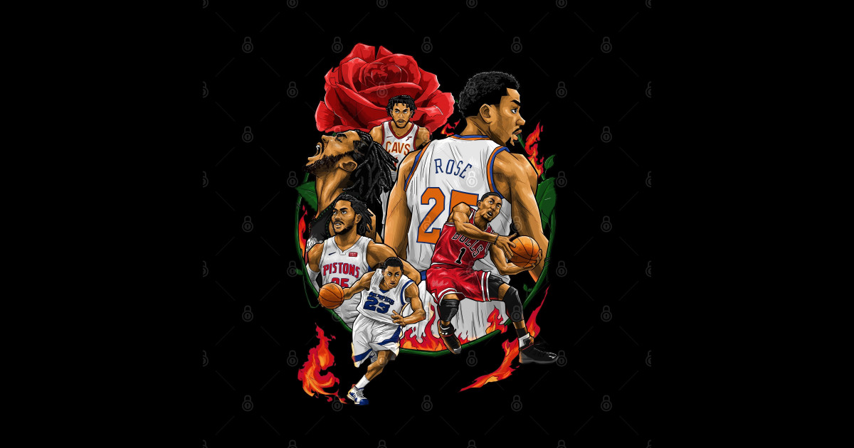D Rose NBA Design - D Rose - Sticker | TeePublic