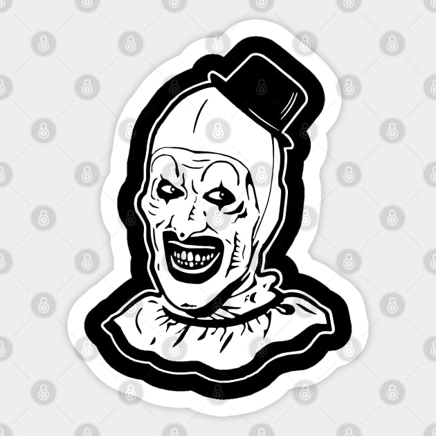 Old School Art - Terrifier - Sticker | TeePublic