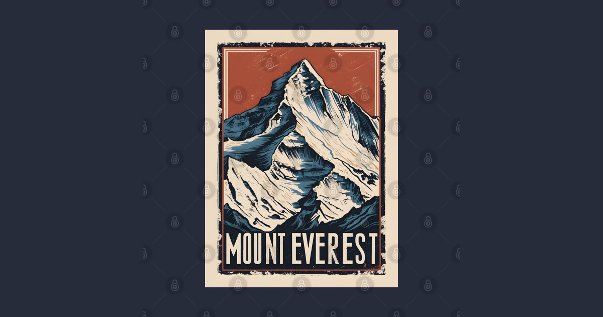 Mount Everest - Nepal - Mount Everest - T-Shirt | TeePublic