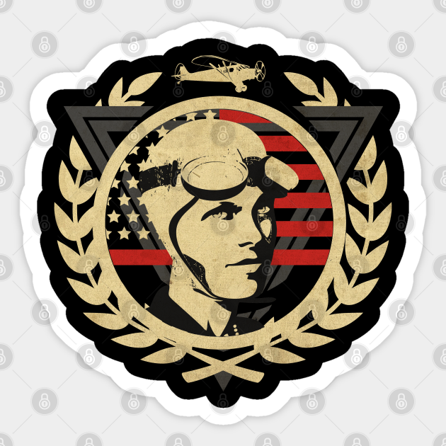 Amelia Earhart Day - Amelia Earhart - Sticker | TeePublic