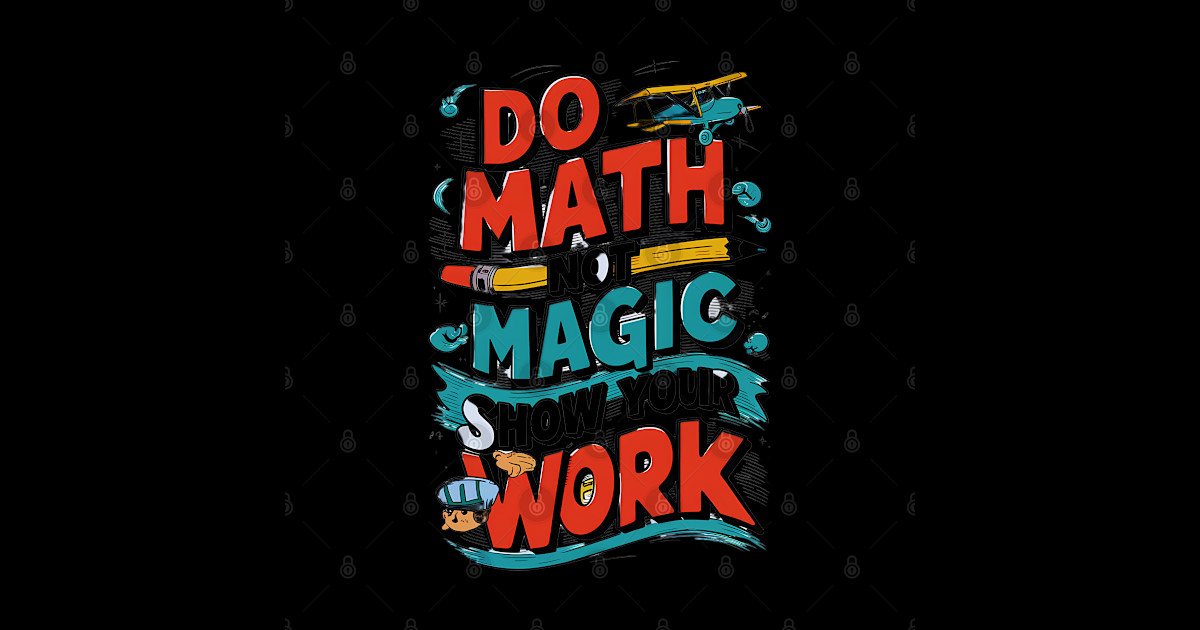 Do Math Not Magic, Maths Lovers Do Math Not Magic - Cool Funny Math ...