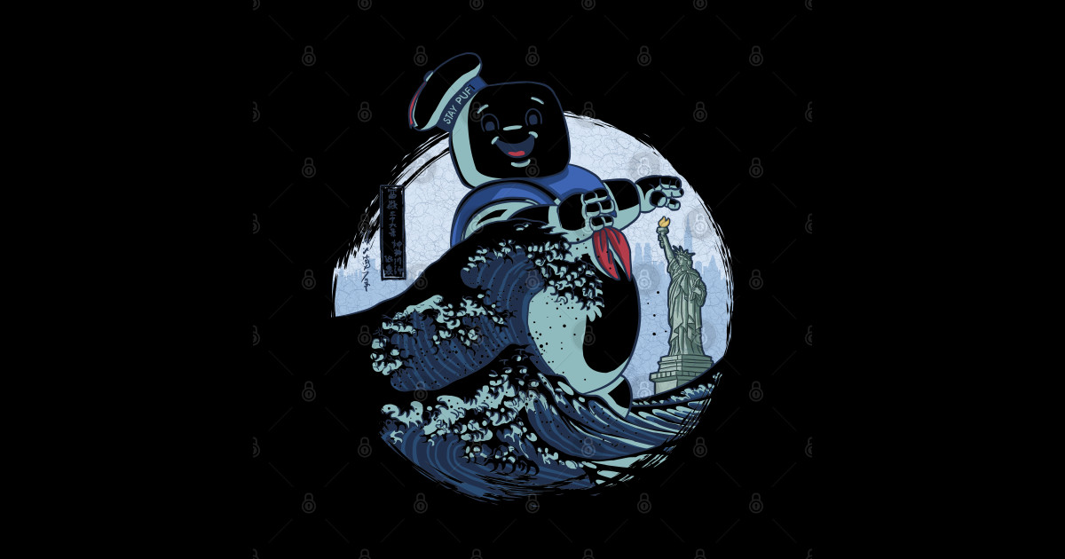 Ghost Wave - Marshmallows - T-Shirt | TeePublic