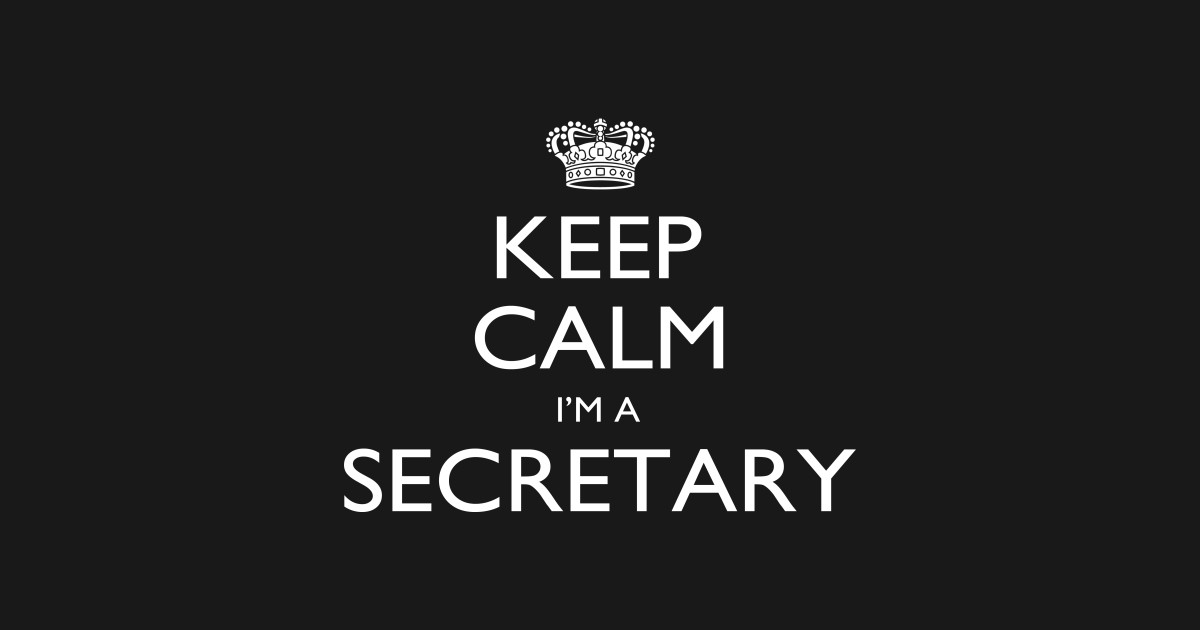 Keep Calm I’m A Secretary – T & Accessories - Calm - Tapestry | TeePublic