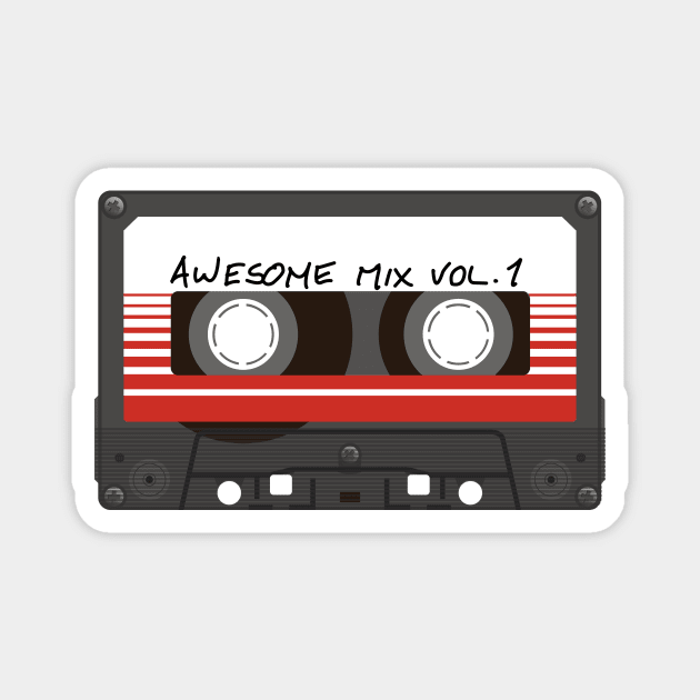 Awesome Mix Vol. 1 - Awesome Mix Vol 1 - Magnet | TeePublic