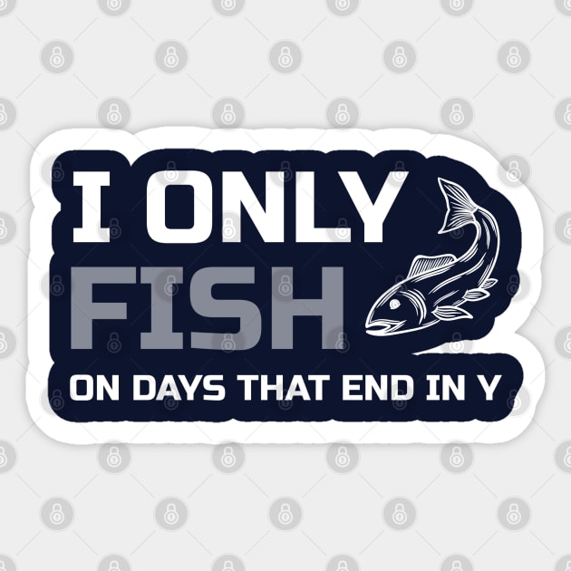 FUNNY FISHING - Funny Fishing - Sticker | TeePublic