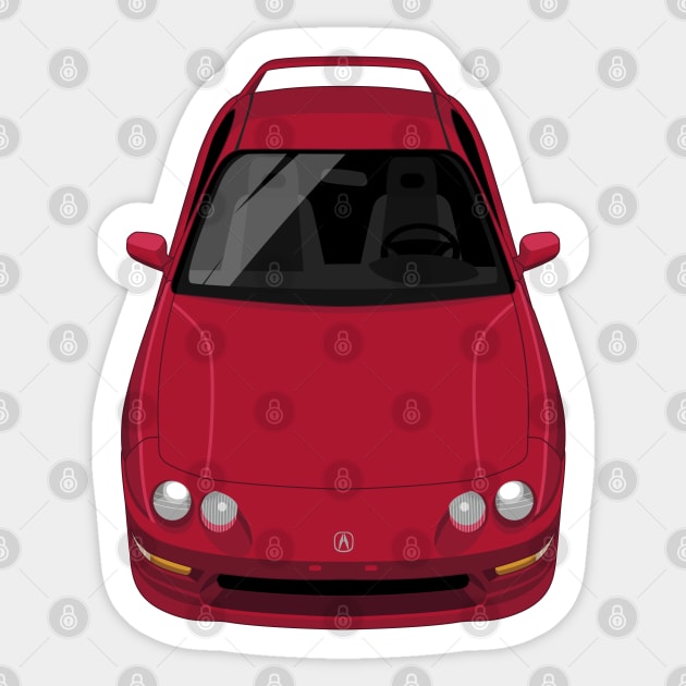 Integra Type R 1997-2001 - Dark Red - Dark Red Integra - Sticker ...