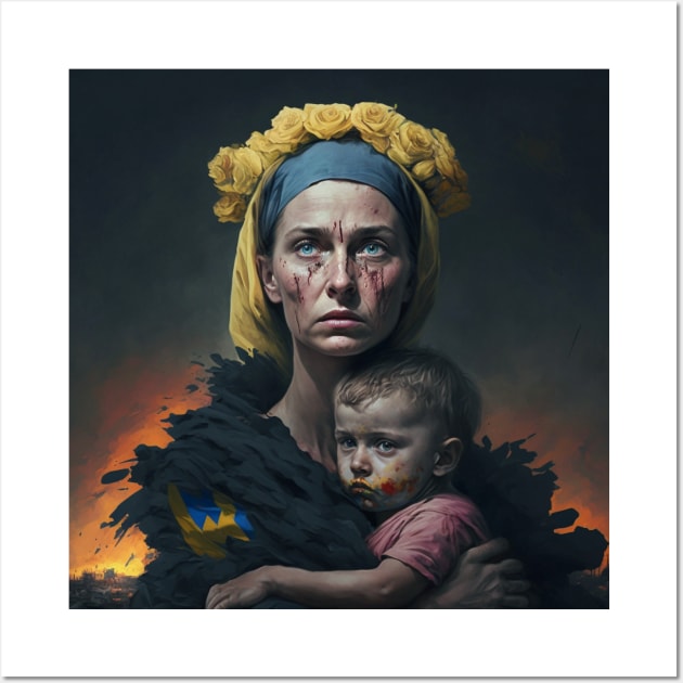 Slava Ukraini - Mother Ukraine - Ukraine - Posters and Art Prints ...