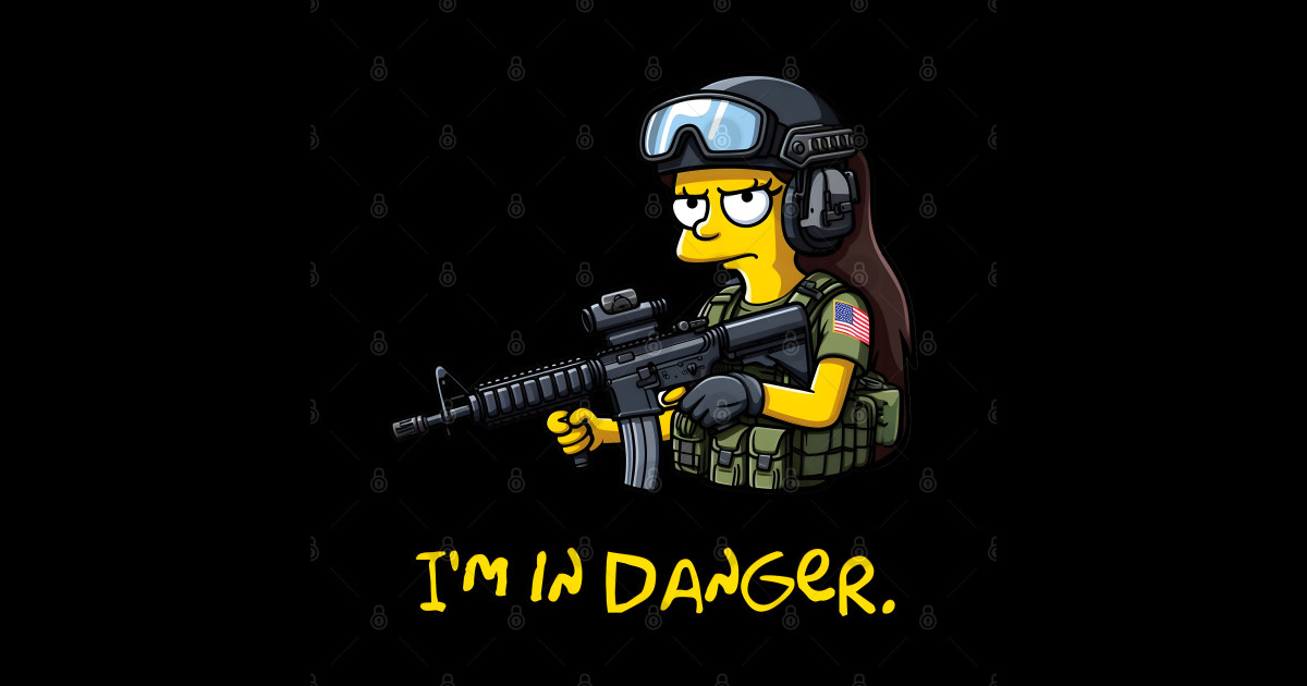 Tactical Yellow People - Simpson - Sticker | TeePublic