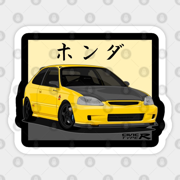 Civic Type R - Civic Type R - Sticker | TeePublic