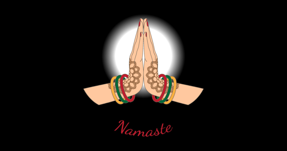 Namaste Hands 1 - Namaste - Posters and Art Prints | TeePublic