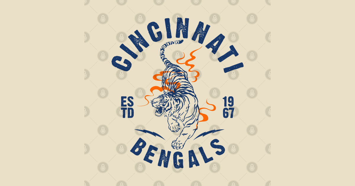 cincinnati bengals vintage - Cincinnati Bengals - T-Shirt | TeePublic
