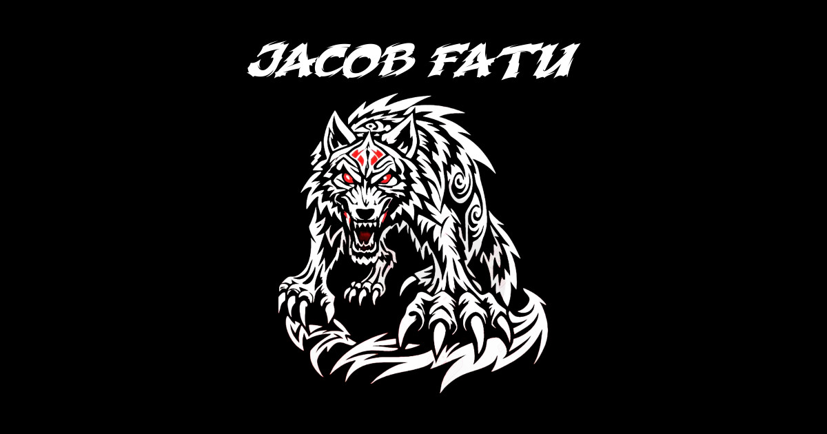WHITE WOLF - JACOB FATU WEREWOLF - Jacob Fatu - Sticker | TeePublic